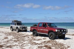4WD beach fishing around Perth on great coastline