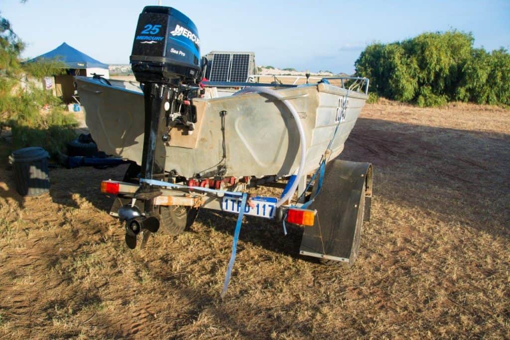 Building an off road boat trailer to take remote fishing