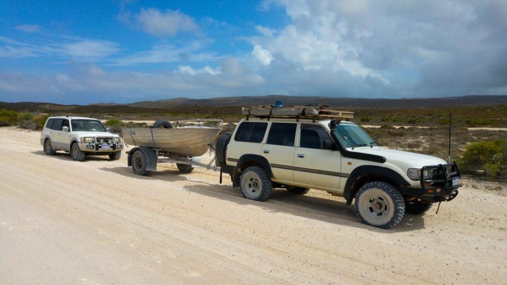 Building an off road boat trailer to take remote fishing