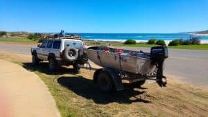 Building an off road boat trailer to take remote fishing