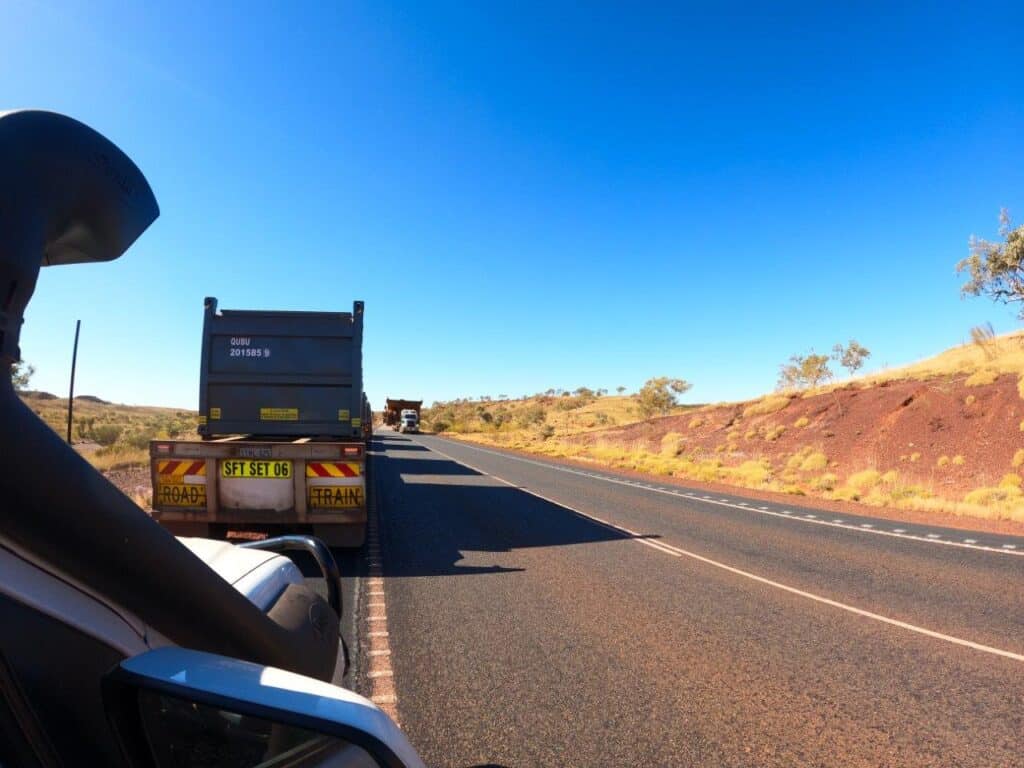 Wide loads and road trains; how to deal with them