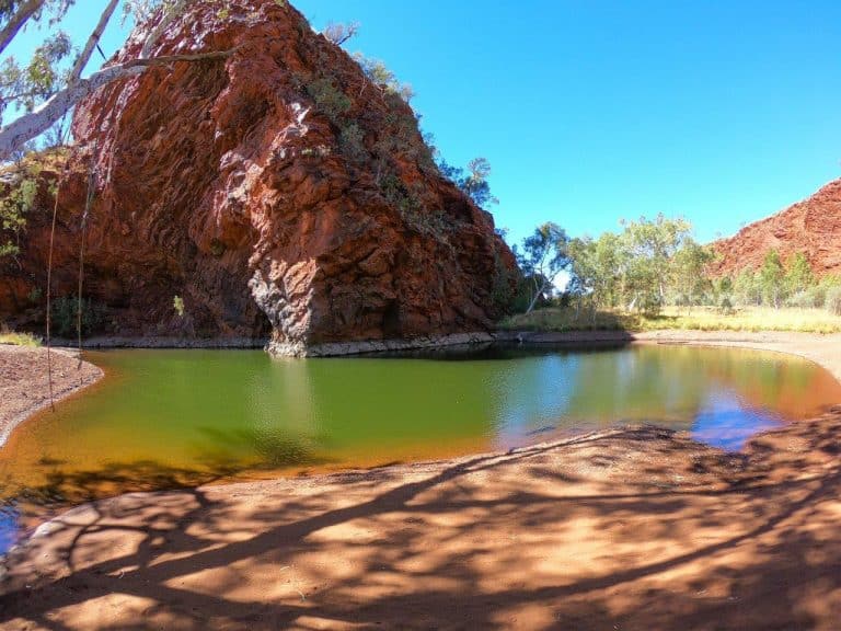 Kalgan Pool in the Pilbara; the best free camp we’ve stayed at