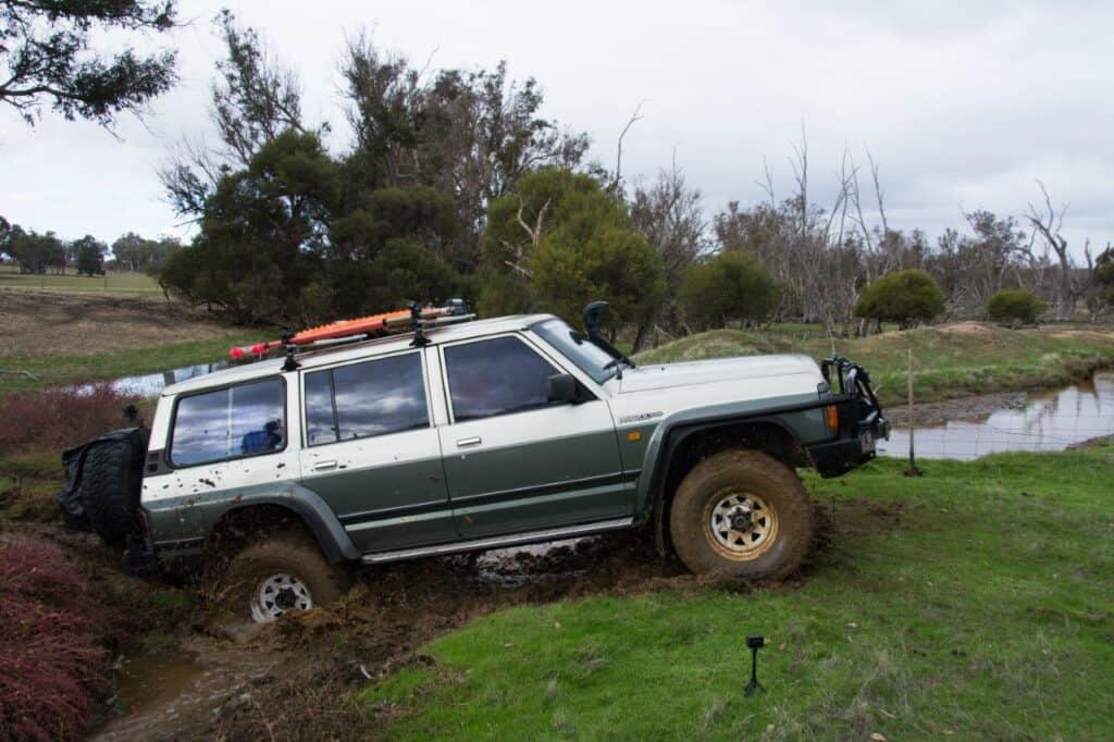 Halls Ridge Road 4WD track; mud for days