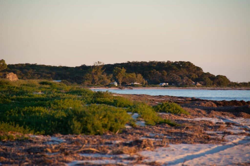 Cliff Head; great coastal camping on the way to Dongara
