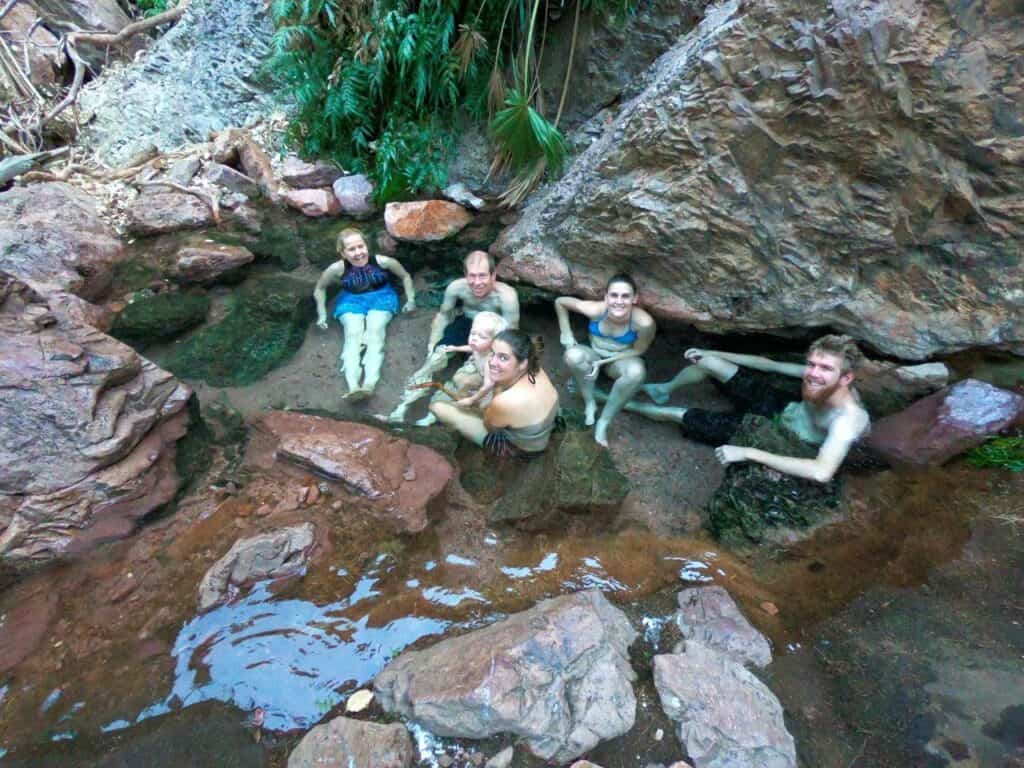 Zebedee Springs in El Questro; unbelievable hot springs