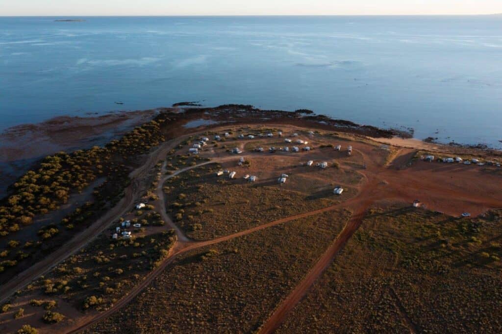 40 Mile Beach; unbelievable coastal camping near Karratha