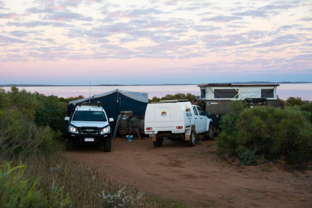 40 Mile Beach; unbelievable coastal camping near Karratha