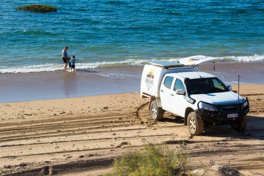 40 Mile Beach; unbelievable coastal camping near Karratha