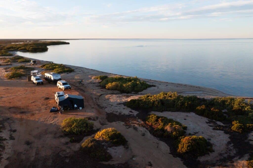 Bush Bay; incredible coastal camping just south of Carnarvon