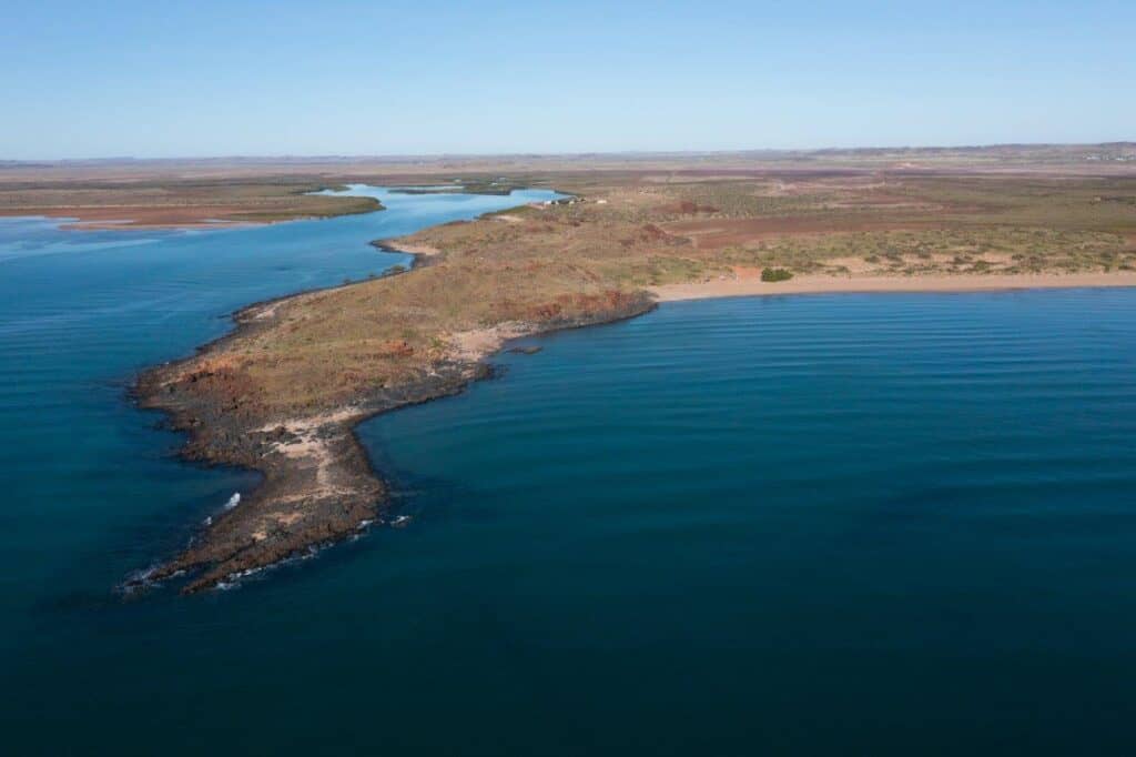 Cossack; brilliant beach front camping near Point Samson