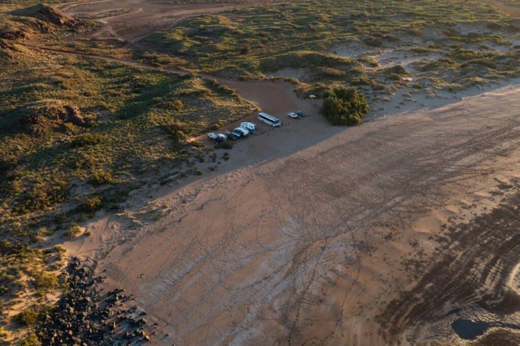 Cossack; brilliant beach front camping near Point Samson