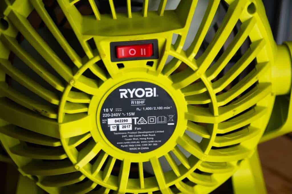 Ryobi 18V Fan Review; how useful are they?