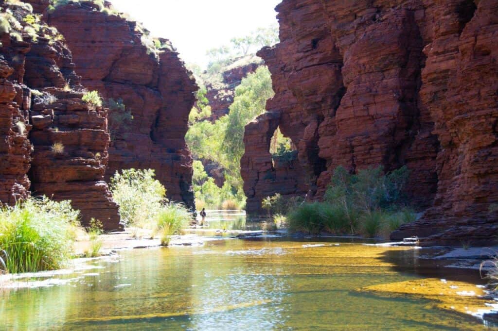Kalamina Gorge; the easiest walk in Karijini National Park