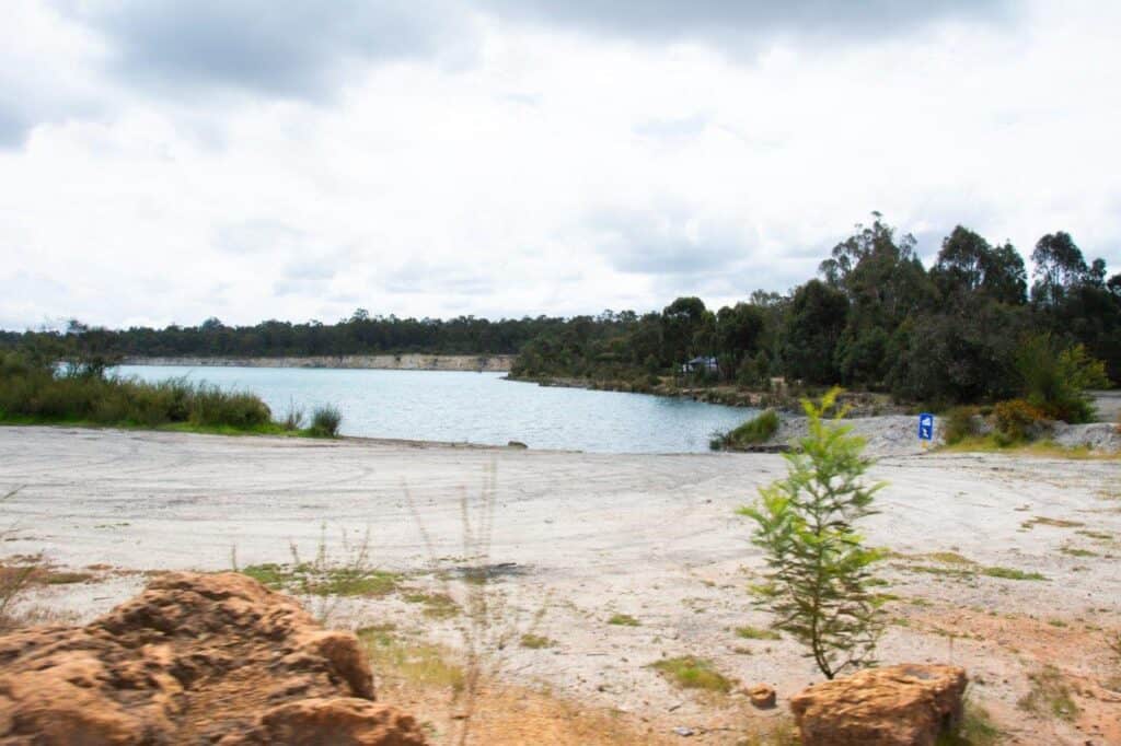 Collie Camping on the river and Wellington Dam