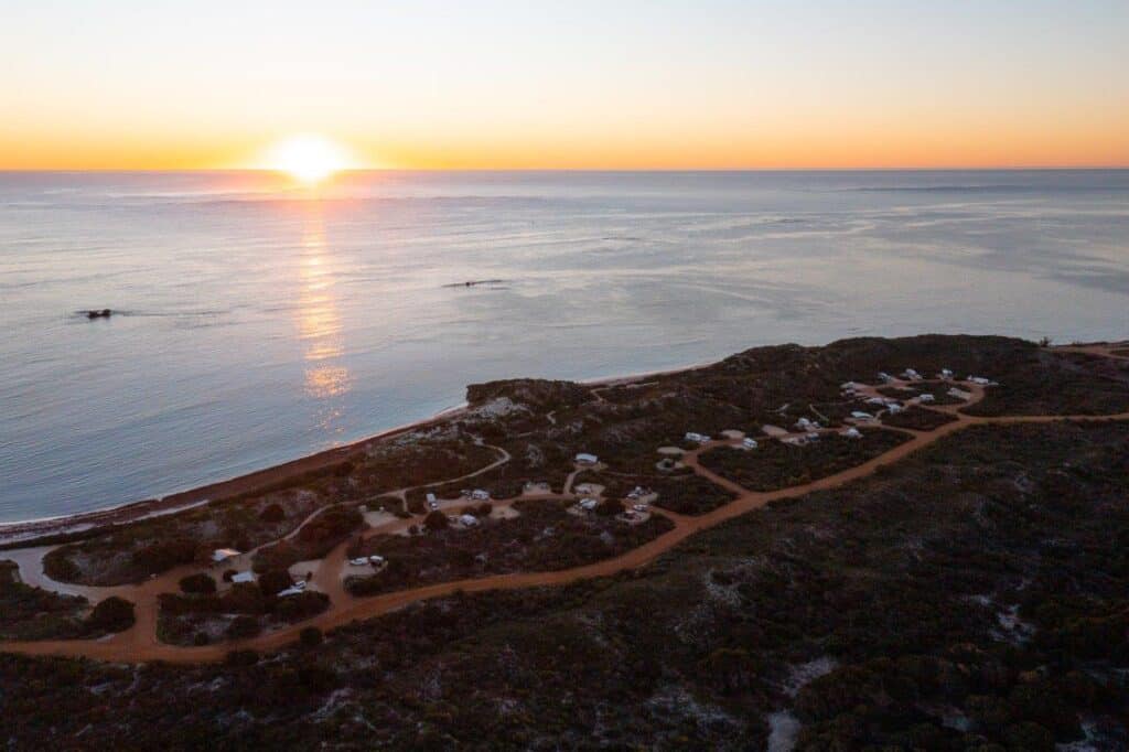 Sandy Cape; magic beach camping near Perth