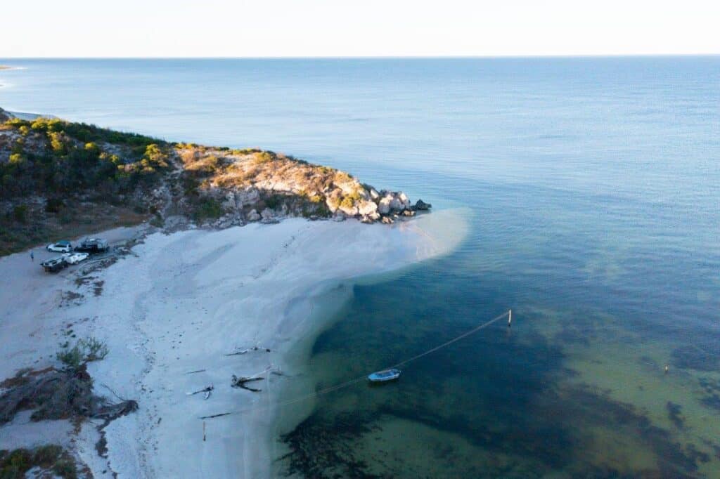 Freshwater Point; perfect, protected beachfront camping