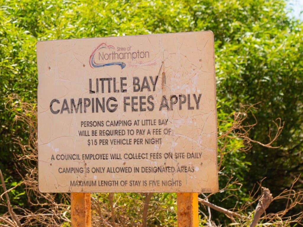 Little Bay Horrocks; a perfect, low cost beach camp