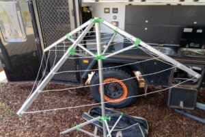 Portable Clothes Line; options for drying camping washing