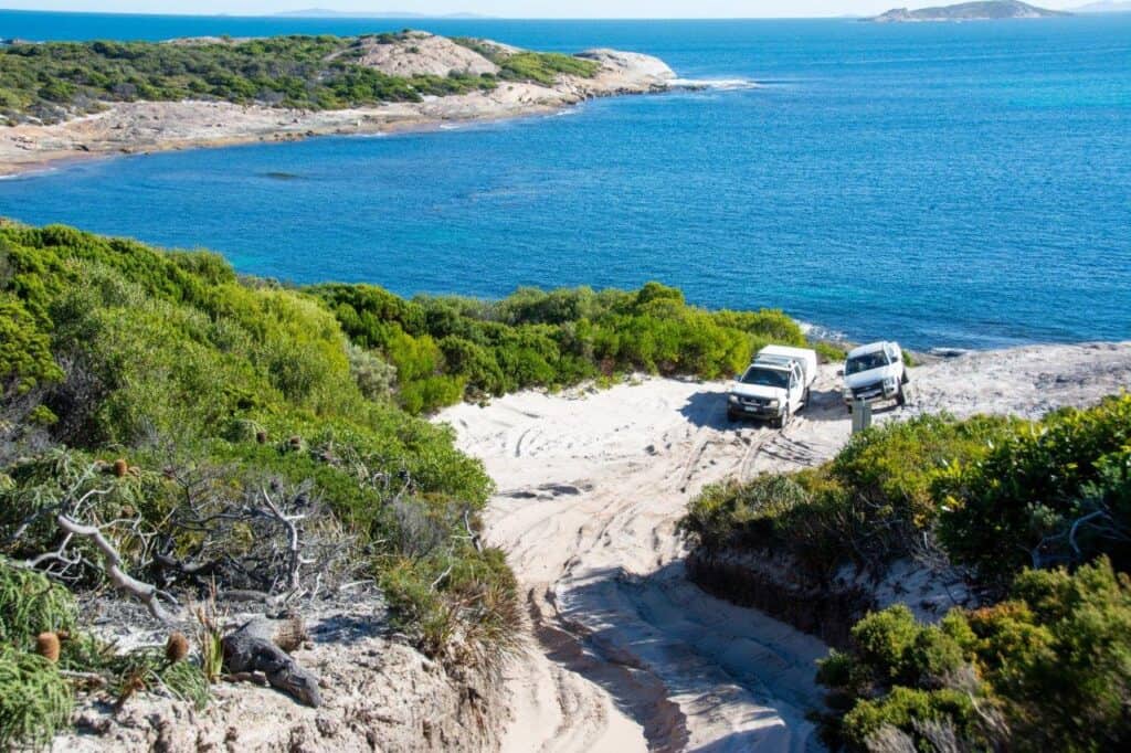 4WDing Meaning; Four Wheel Driving