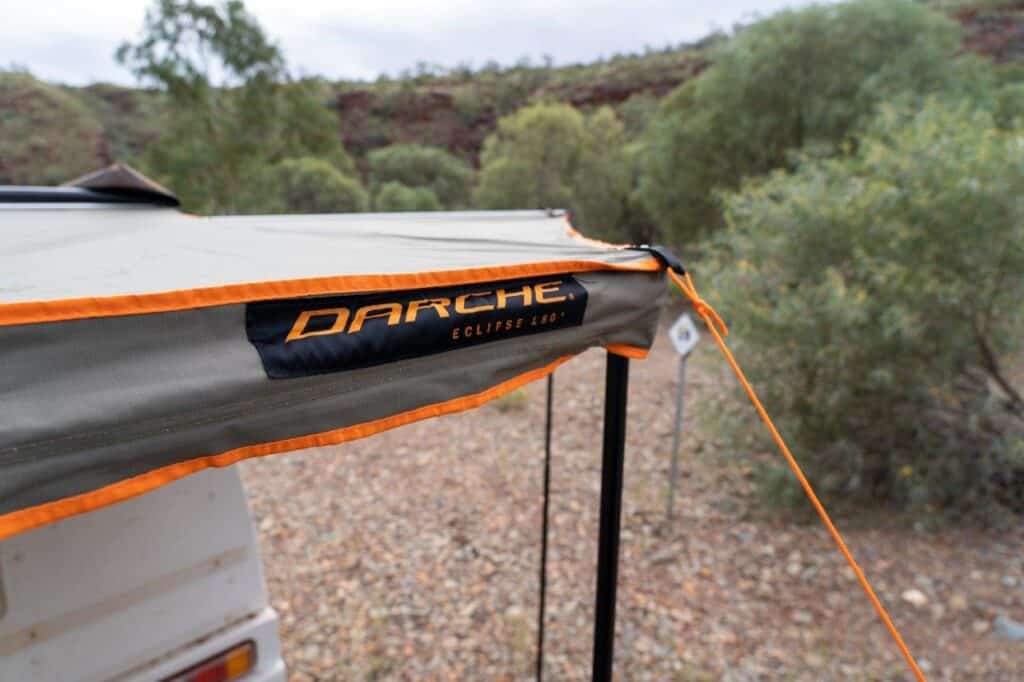 We bought a Darche Eclipse 180 degree Awning