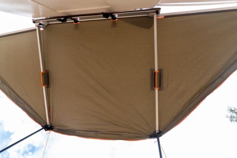 We bought a Darche Eclipse 180 degree Awning