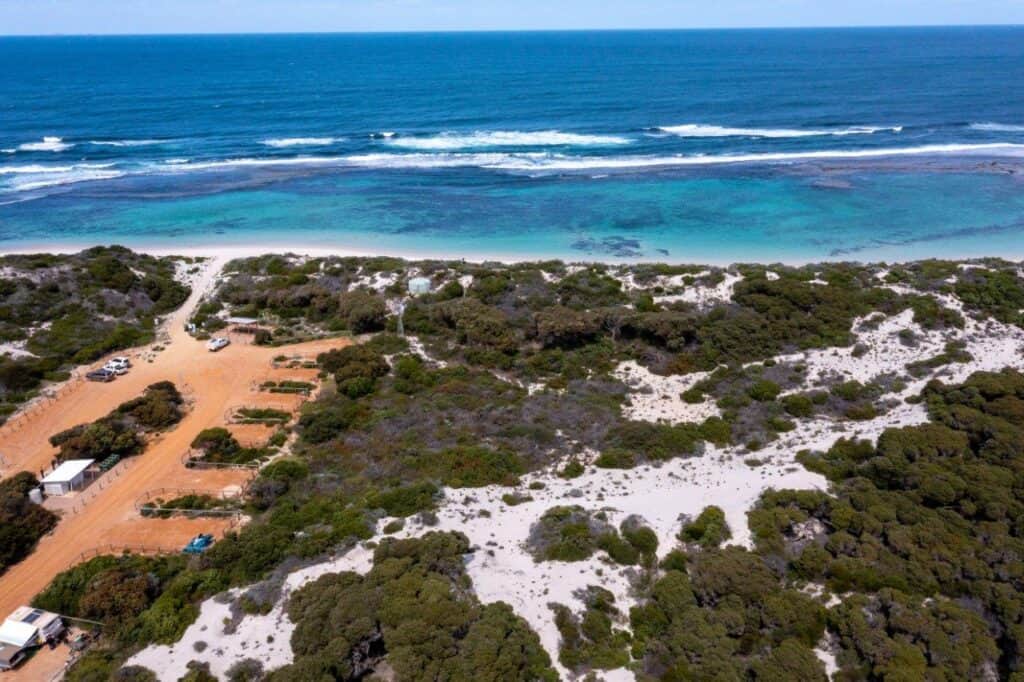 Betty's Beach; amazing beach front camping
