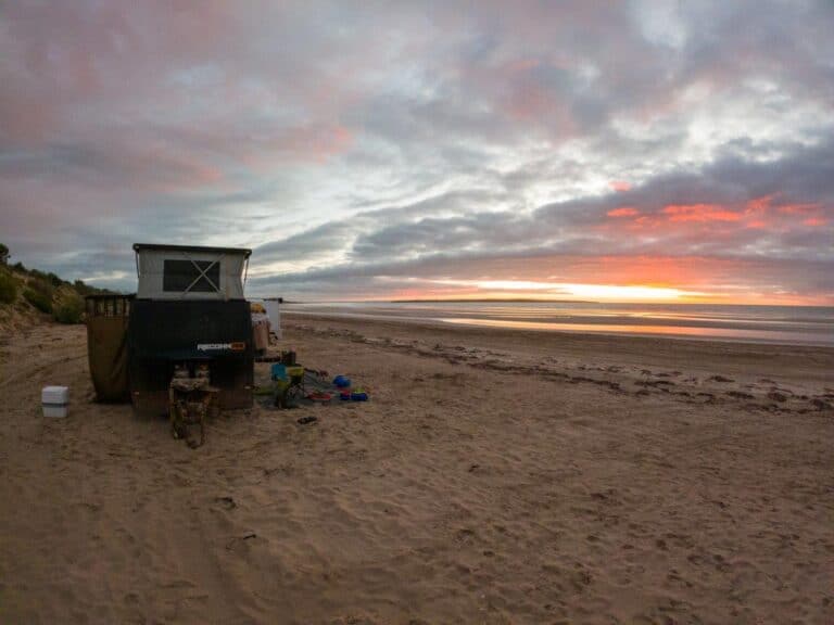 Perlubie Beach; amazing beach camping near Streaky Bay