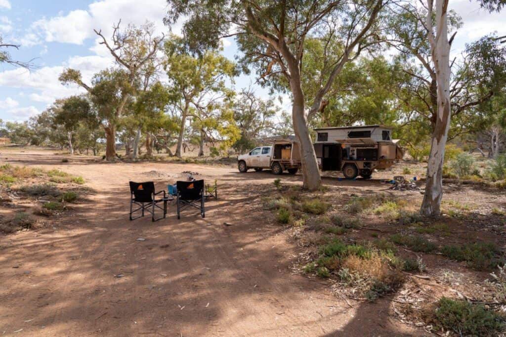 Chambers Gorge in the Flinders Ranges; great free camping
