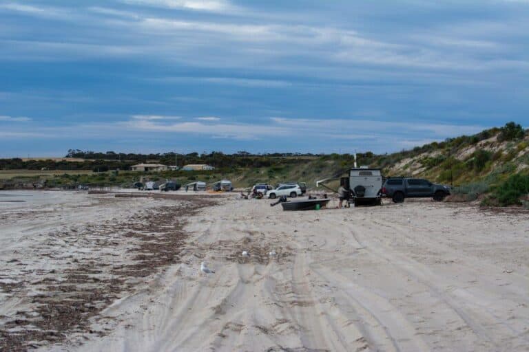 Perlubie Beach; amazing beach camping near Streaky Bay