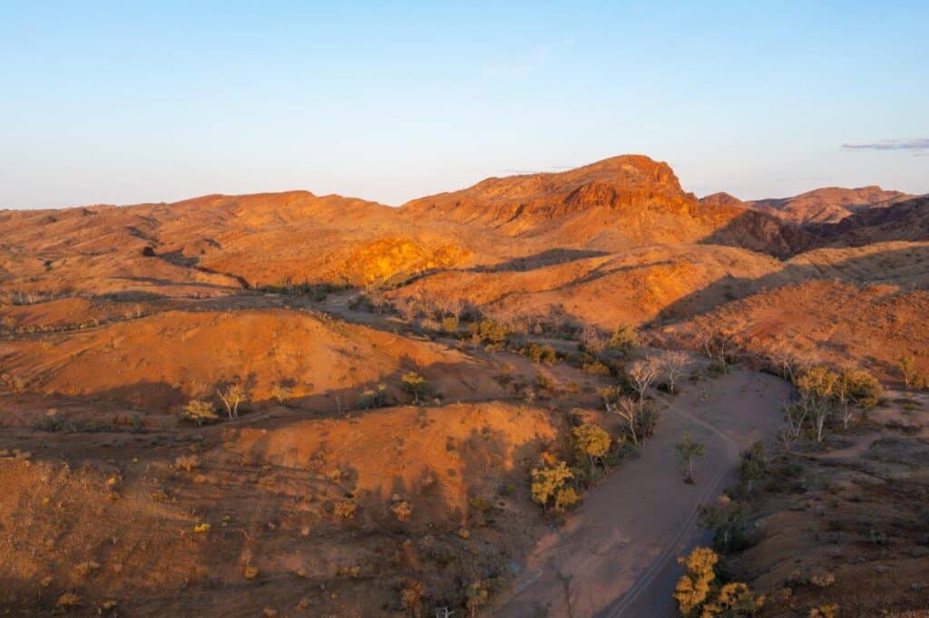 Chambers Gorge in the Flinders Ranges; great free camping