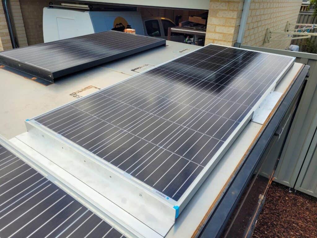 Caravan solar panels; how to mount them correctly so they stay on