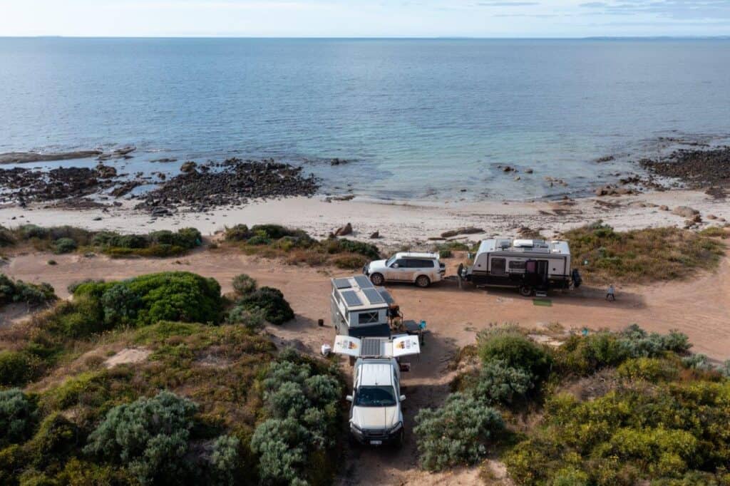 Moonlight Bay; a great free camp on the way to Port Lincoln