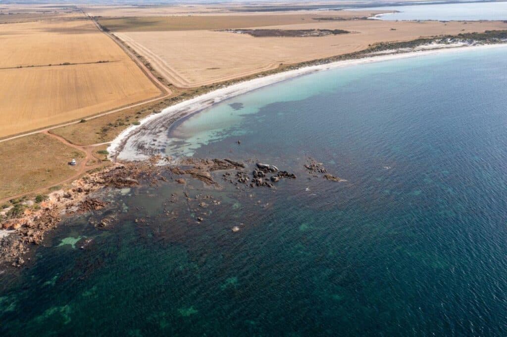Moonlight Bay; a great free camp on the way to Port Lincoln