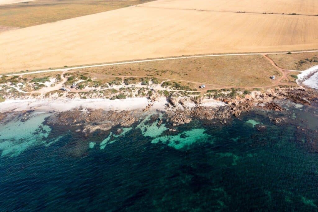 Moonlight Bay; a great free camp on the way to Port Lincoln