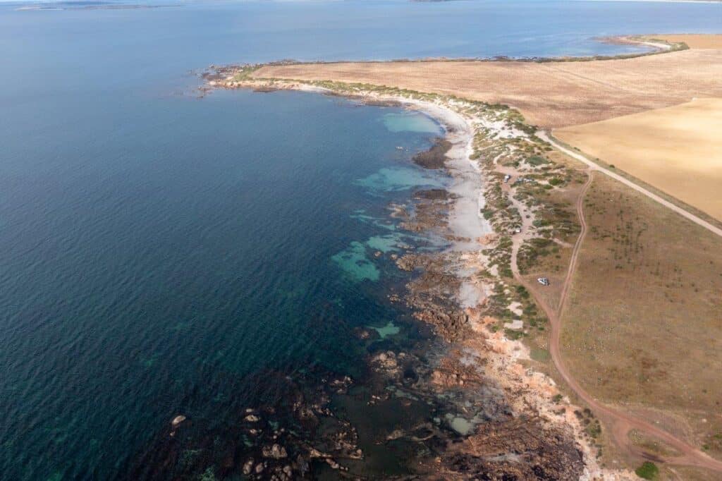 Moonlight Bay; a great free camp on the way to Port Lincoln