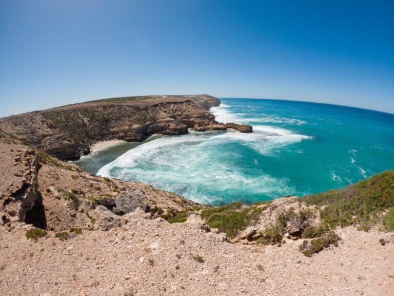 Walkers Rock in Elliston; great coastal camping