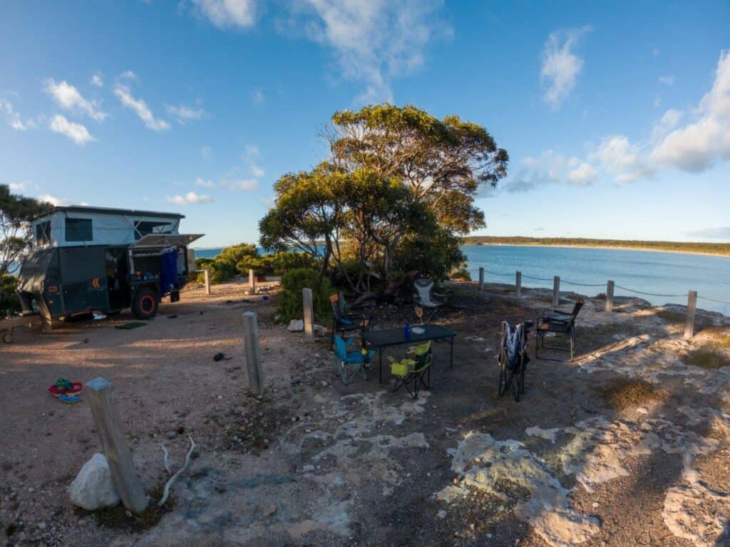 Perlubie Beach; amazing beach camping near Streaky Bay