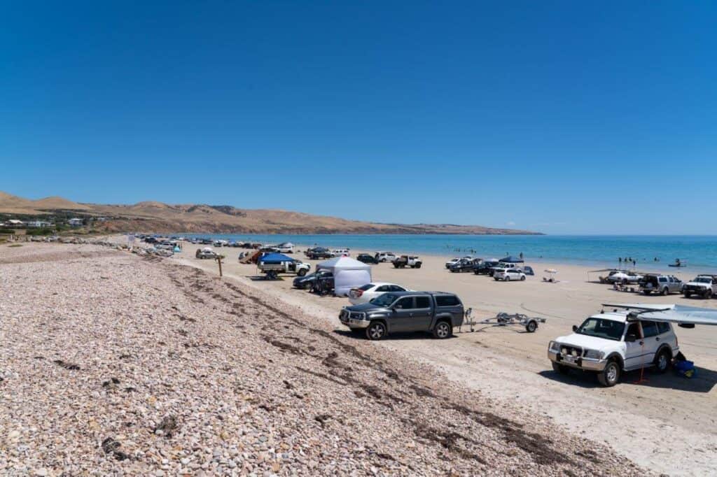 Aldinga Beach access; a huge shock for us