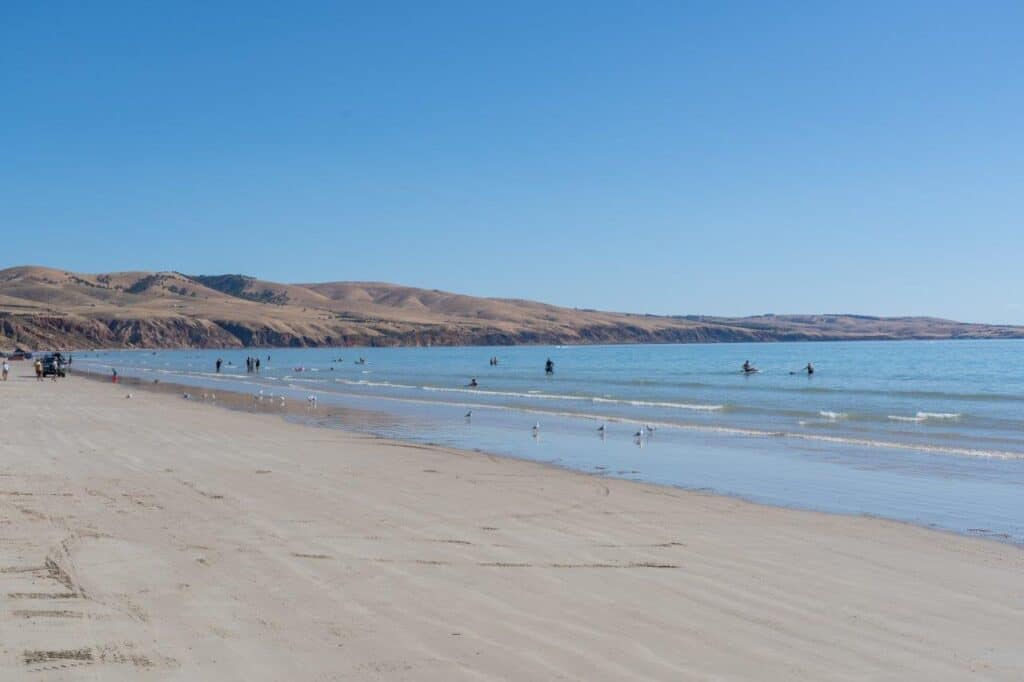 Aldinga Beach access; a huge shock for us