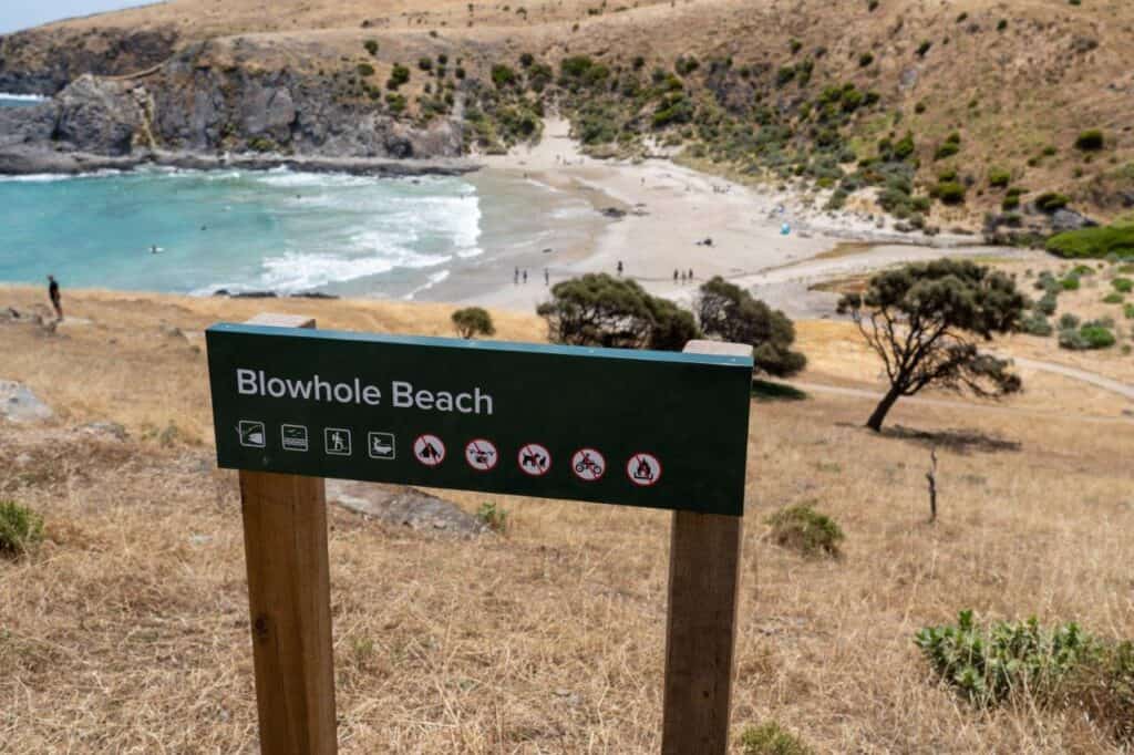 Blowhole Beach at Deep Creek Conservation Park