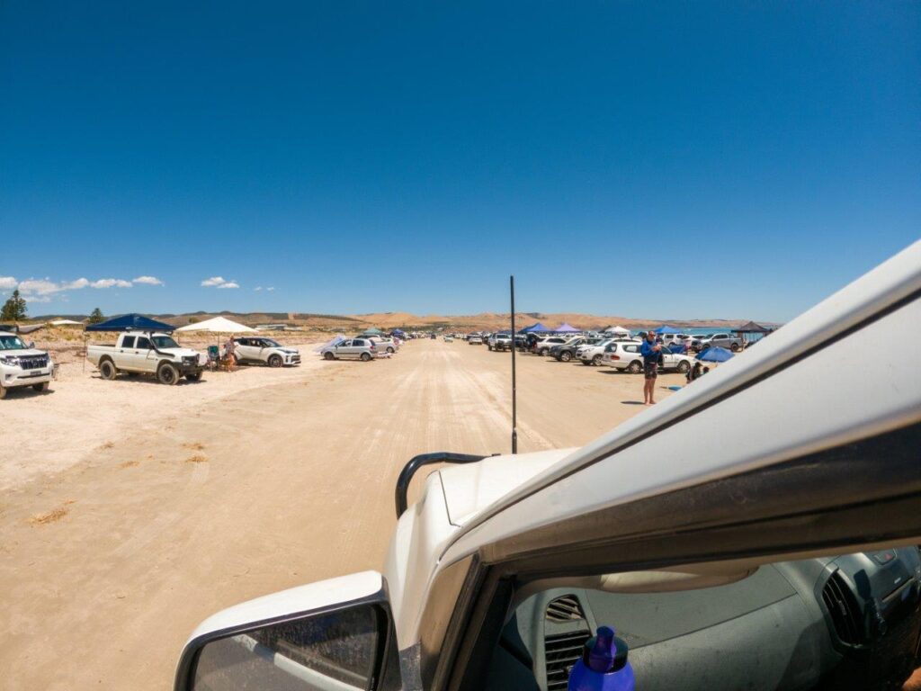 Aldinga Beach access; a huge shock for us