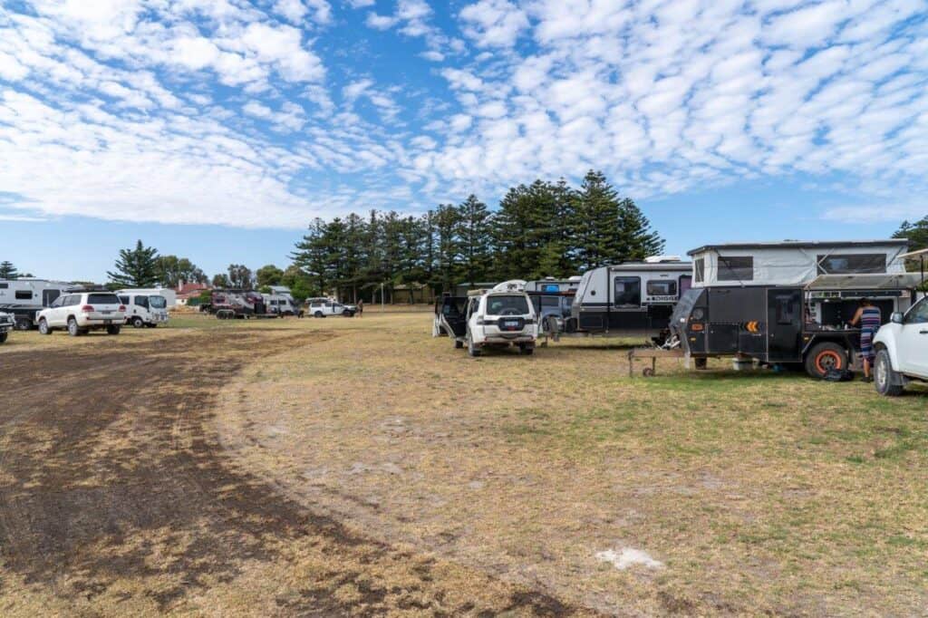 Kingston RV Park; great, low cost camping near the beach