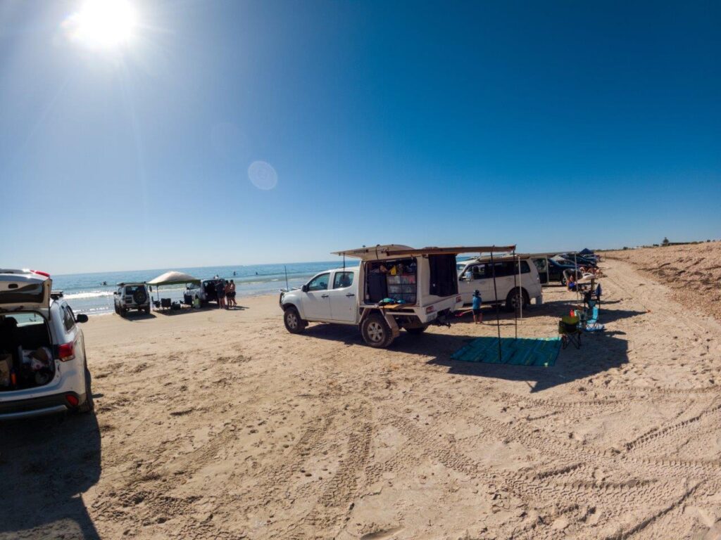 Aldinga Beach access; a huge shock for us