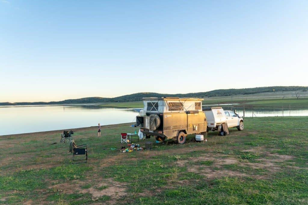 Keepit Dam; sensational, waterfront camping - 4WDing Australia