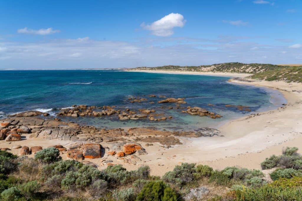 Gym Beach; the best camping in Innes National Park