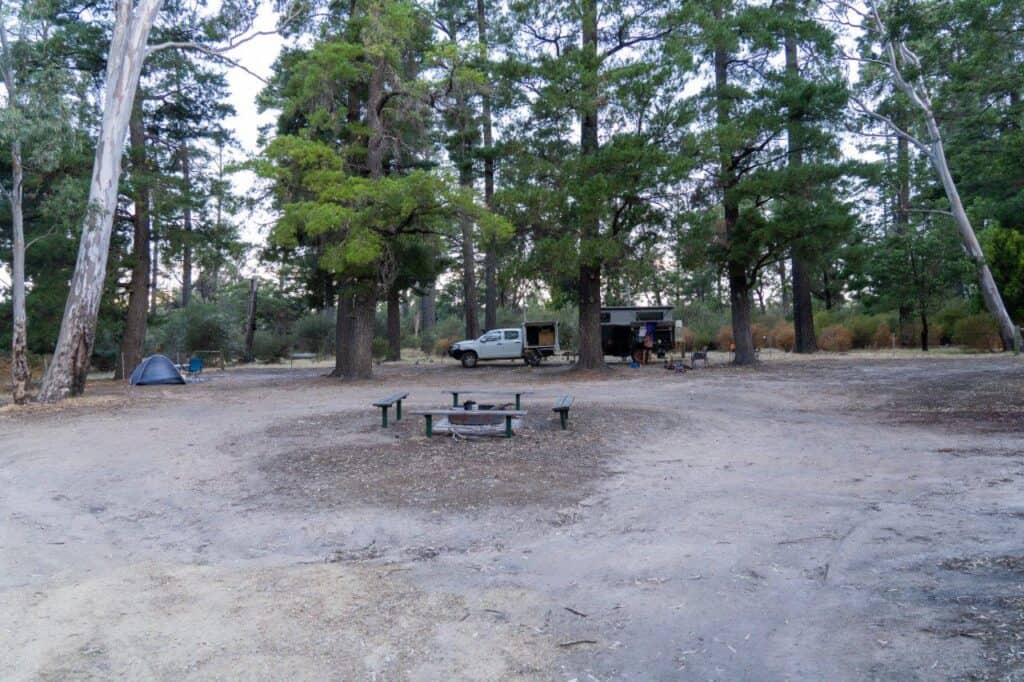 Cooks Mill Campground; great camping in Cathedral Ranges