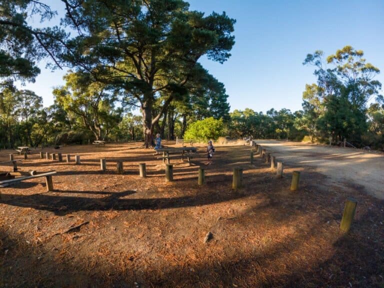 Fridays Campground in the Brisbane Ranges