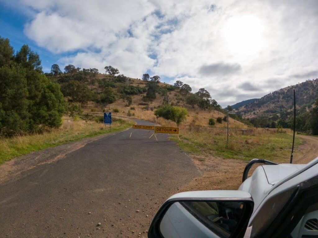 Jamieson Licola Road condition; a road you might not want to travel