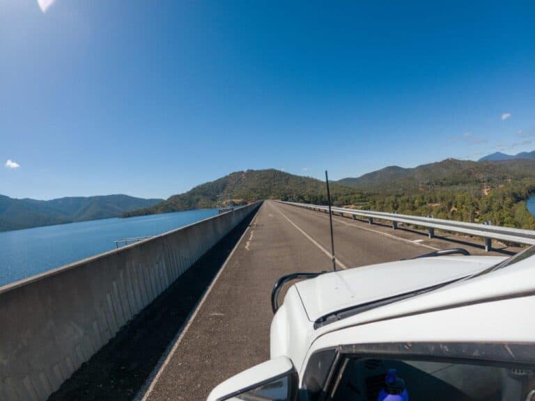 Lakeside Campground on Lake Eildon, with stunning views