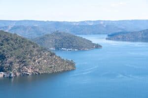 Lakeside Campground on Lake Eildon, with stunning views